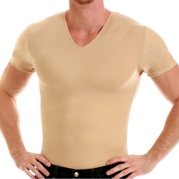 Insta Slim | Underwear & Socks | Insta Slim Nude Short Sleeve Slimming ...